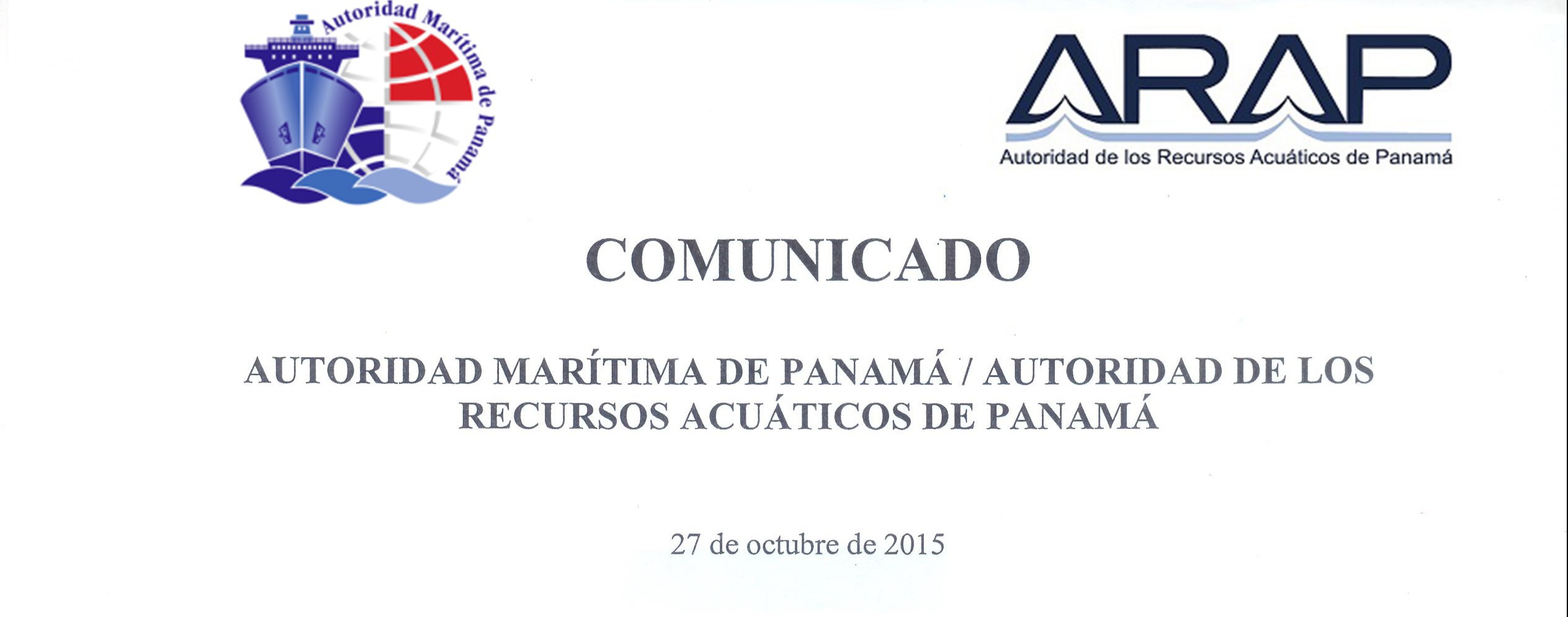 Autoridad de los Recursos Acuáticos de Panamá | Firma entre AMP y ARAP ...